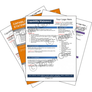 Capability Statement Resources and critical tools. TargetGov